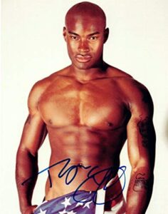 tyson beckford signed autographed 8×10 photo sexy shirtless model coa vd