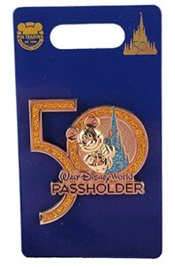 disney pin – walt disney world – 50th anniversary – passholder