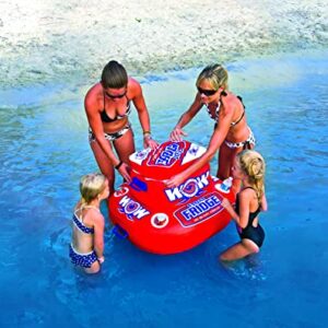 WOW World of Watersports Float Fridge 30 Can Capacity Inflatable Cooler, 11-2000