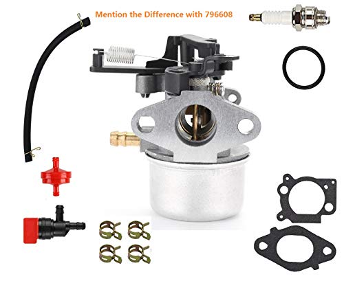 For Craftsman Troy Bilt Briggs and Stratton 2700 3100PSI pressure washer carburetor,799154 593599 591137 595390 594287 799248 carb Carburetor for 590948 775EX Thermostat Choke Lawn Mower