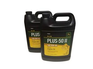 john deere original equipment plus-50 ii sae 15w-40 oil – ty26673 (multi-pack gallons) (2)