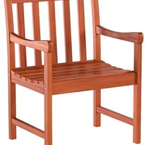 VIFAH V415 Outdoor Wood Arm Chair