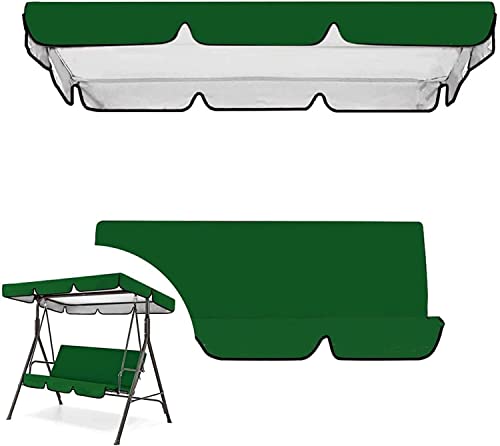 Waterproof Swing Ceiling Cover Swing Cover Garden Courtyard Anti-ash and Anti-Falling Sunshade Cover 210D Garden Protective Cover for 2/3-Seater-Swing 22.6.21