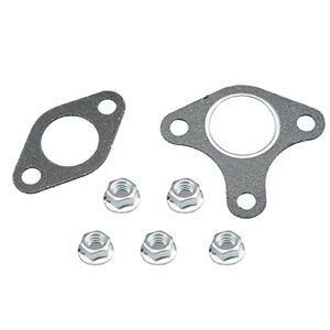 Ruma Muffler Kit for Honda GX340 GX390 GX420 11HP 13HP 16HP Harbor Freight 420 Engine Water Pump Snowblower Pressure Washer with Manifold/Exhaust Pipe 2 Gasket 5 Mounting Nuts