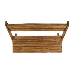 Christopher Knight Home Irene Outdoor Acacia Wood Bench, Sandblast Teak Finish