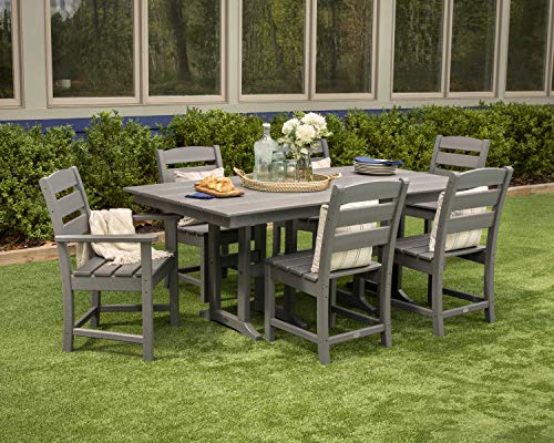 POLYWOOD® Lakeside Dining Table, Slate Grey