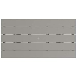 POLYWOOD® Lakeside Dining Table, Slate Grey