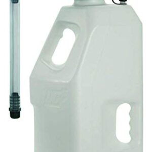 LC LC2 Utility Jug with 12 Filler Hose 5 Gallons White