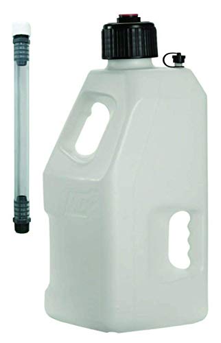 LC LC2 Utility Jug with 12 Filler Hose 5 Gallons White