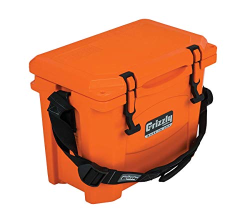 Grizzly 15 Cooler, Orange, G15, 15 QT