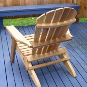 Kilmer Creek Folding Natural Cedar Adirondack Chair, Amish Crafted