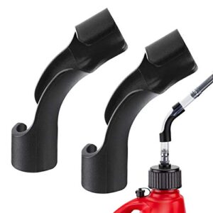 2 pack hose bender for racing fuel tanks, utility containers, gas cans – heavy duty – compatible with vp, sportsman, rural king and more. provides the ideal bend for your fuel hose