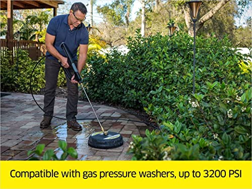 Karcher Universal 15" Pressure Washer Surface Cleaner Attachment, Power Washer Accessory - 1/4" Quick-Connect, 3200 PSI