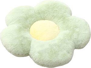 lanfire flower cushion flower throw pillows standard pillows patio furniture cushions home chair pads (40 cm, green)