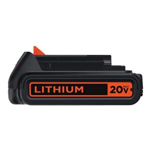 BLACK+DECKER 20V MAX* POWERCONNECT 1.5Ah Lithium Ion Battery + Charger (LBXR20CK)