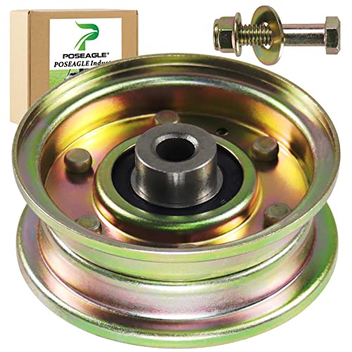 POSEAGLE 756-04224 Flat Idler Pulley 2.75 od Replaces Cub Cadet 756-04224 Idler Pulley 756-04224 Pulley, MTD 756-0981 Pulley, MTD 756-0981a, 756-0981b, 7560981a, 7560981b, Toro 112-3687, 62-4540