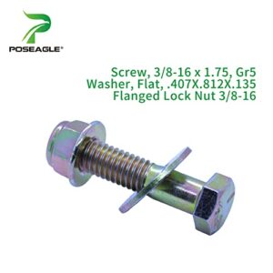 POSEAGLE 756-04224 Flat Idler Pulley 2.75 od Replaces Cub Cadet 756-04224 Idler Pulley 756-04224 Pulley, MTD 756-0981 Pulley, MTD 756-0981a, 756-0981b, 7560981a, 7560981b, Toro 112-3687, 62-4540