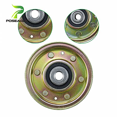 POSEAGLE 756-04224 Flat Idler Pulley 2.75 od Replaces Cub Cadet 756-04224 Idler Pulley 756-04224 Pulley, MTD 756-0981 Pulley, MTD 756-0981a, 756-0981b, 7560981a, 7560981b, Toro 112-3687, 62-4540