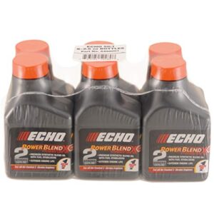 echo 6450001 power blend 1 gallon oil mix (50:1) 6 pack