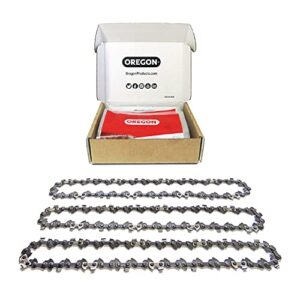 oregon 3-pack s56 advancecut chainsaw chains for 16-inch bar -56 drive links – low-kickback chain fits husqvarna, echo, poulan, wen and more