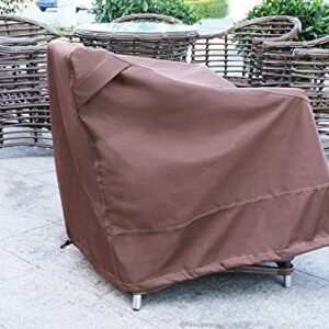 Leader Acessories Heavy Duty 600D PVC Patio Chair Cover Waterproof Furniture Cover