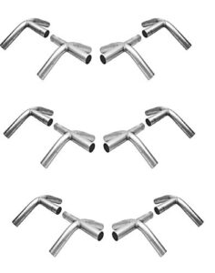 ust wellsbond canopy fittings coupling high peak connectors 1-3/8″ multi-packs bundle 12 pcs with bonus (6 end (3way) +6 mid (4way)