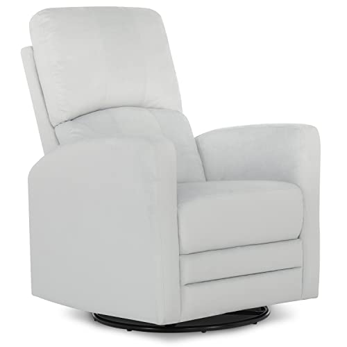 Evolur Habana, Swivel, Easy Assembly Glider Chair, Grey