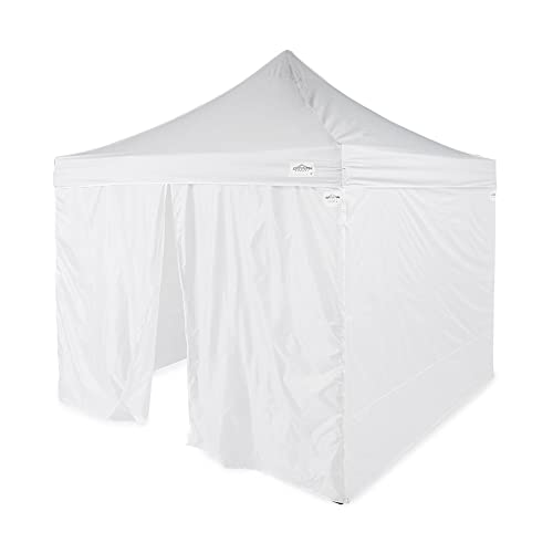 Caravan Canopy Sports Commercial Grade Sidewalls, 10 x 10-Feet, white