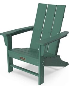 serwall adirondack chair oversized outdoor fire pits chair weather resistant-green