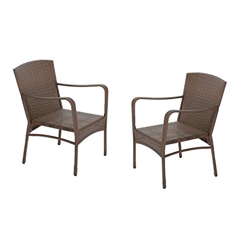 WUnlimited SW1616-2PC Arm Chair Set, Brown