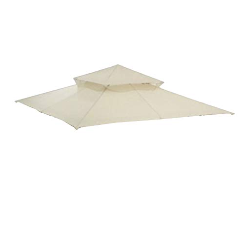 Garden Winds Replacement Canopy Top Cover for Madaga Gazebo - Riplock 350 - Beige