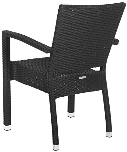 Safavieh Outdoor Living Collection Kelda Wicker Arm Chairs