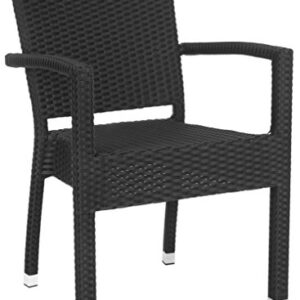 Safavieh Outdoor Living Collection Kelda Wicker Arm Chairs