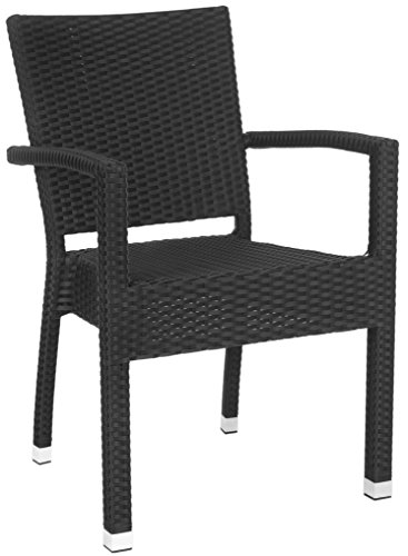 Safavieh Outdoor Living Collection Kelda Wicker Arm Chairs