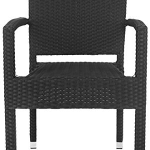 Safavieh Outdoor Living Collection Kelda Wicker Arm Chairs