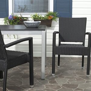 Safavieh Outdoor Living Collection Kelda Wicker Arm Chairs