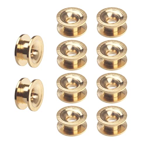 A.I.FORCE 10Pcs Trimmer Head Eyelets, Brass Sleeves for Strimmer Cutter, Replacement Parts Fit for Troy-Bilt, Craftsman, and Other More Models