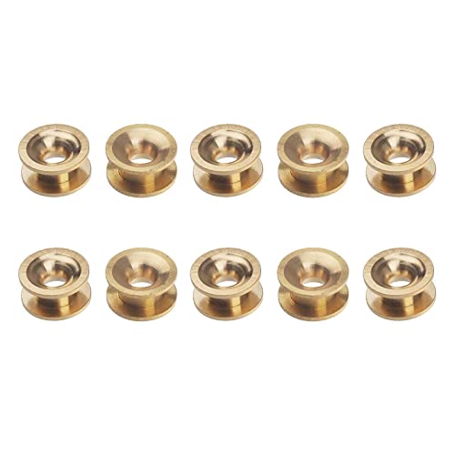 A.I.FORCE 10Pcs Trimmer Head Eyelets, Brass Sleeves for Strimmer Cutter, Replacement Parts Fit for Troy-Bilt, Craftsman, and Other More Models