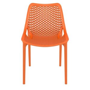 Compamia Air Outdoor Patio Dining Chair in Orange (Set of 2)