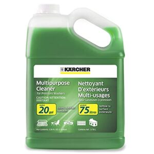 karcher pressure washer multi-purpose cleaning soap concentrate – for all outdoor surfaces – 1 gallon