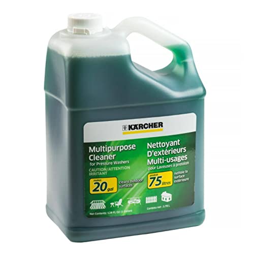 Karcher Pressure Washer Multi-Purpose Cleaning Soap Concentrate – For All Outdoor Surfaces – 1 Gallon