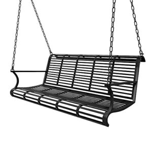 Live Casual Heavy Duty 800 Lb Roll Back Metal Porch Swing