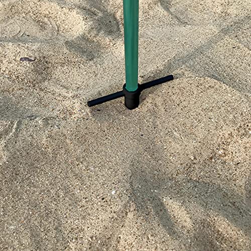 Red Suricata Sunshade Pole Anchors - Set of 4 Sand Anchors for Family Beach Sun Shade Canopy Tent or Multi Terrain Sunshade (no Canopy & no Poles Included)