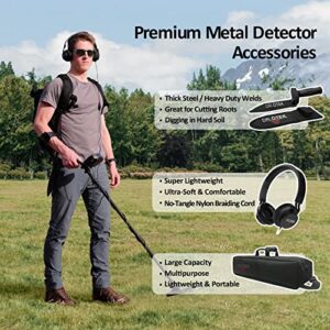 DR.ÖTEK Metal Detectors for Adults Professional, Pinpoint Metal Detector Waterproof Gold and Silver, Higher Accuracy, Bigger LCD Display, Strong Memory Mode, 10" IP68 Coil, New Advanced DSP Chip