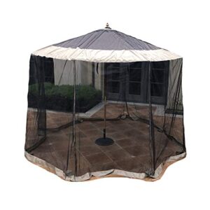 formosa covers patio umbrella mosquito screen netting fit 9ft to 11ft market or hanging cantilever umbrellas