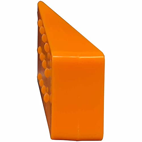 Parts 4 Outdoor Felled Spiked Tree Felling Wedges for Tree Cutting  5.5in Orange Plastic Felling Wedge, Logging Tools  4 Pack