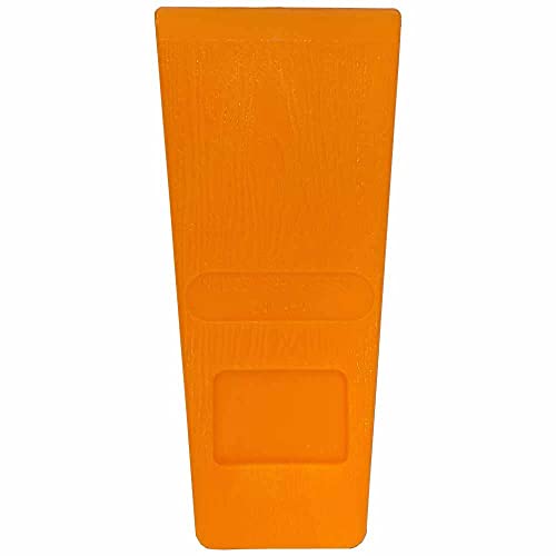 Parts 4 Outdoor Felled Spiked Tree Felling Wedges for Tree Cutting  5.5in Orange Plastic Felling Wedge, Logging Tools  4 Pack