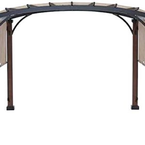 Ontheway Replacement Sling Canopy for for A+R Freestanding Pergola Sold at Lowe's,10x10ft #L-PG152PST-B (Size: 200" (L) x 103" (W))