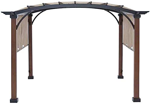 Ontheway Replacement Sling Canopy for for A+R Freestanding Pergola Sold at Lowe's,10x10ft #L-PG152PST-B (Size: 200" (L) x 103" (W))