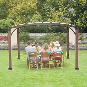 Ontheway Replacement Sling Canopy for for A+R Freestanding Pergola Sold at Lowe's,10x10ft #L-PG152PST-B (Size: 200" (L) x 103" (W))